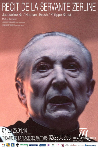 Récit de la servante Zerline, au Théâtre de la place des Martyrs ...